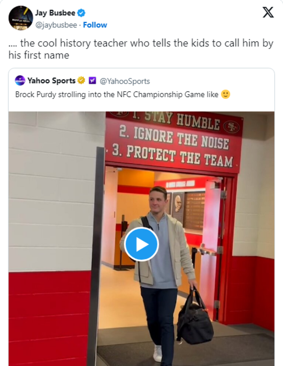 Brock Purdy's Pregame Attire Sparks Hilarious Memes Ahead of Lions-49ers Clash - Watch This