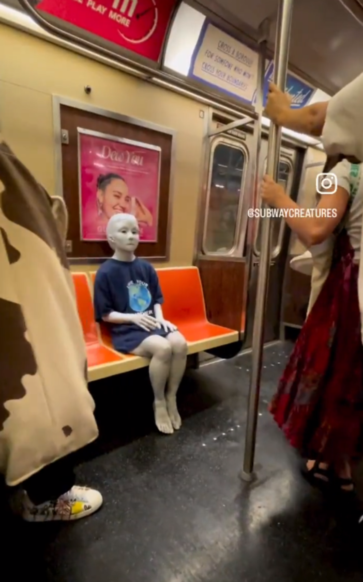 Alien Rides NYC Subway! You Won't Believe What Happens Next! - Watch This