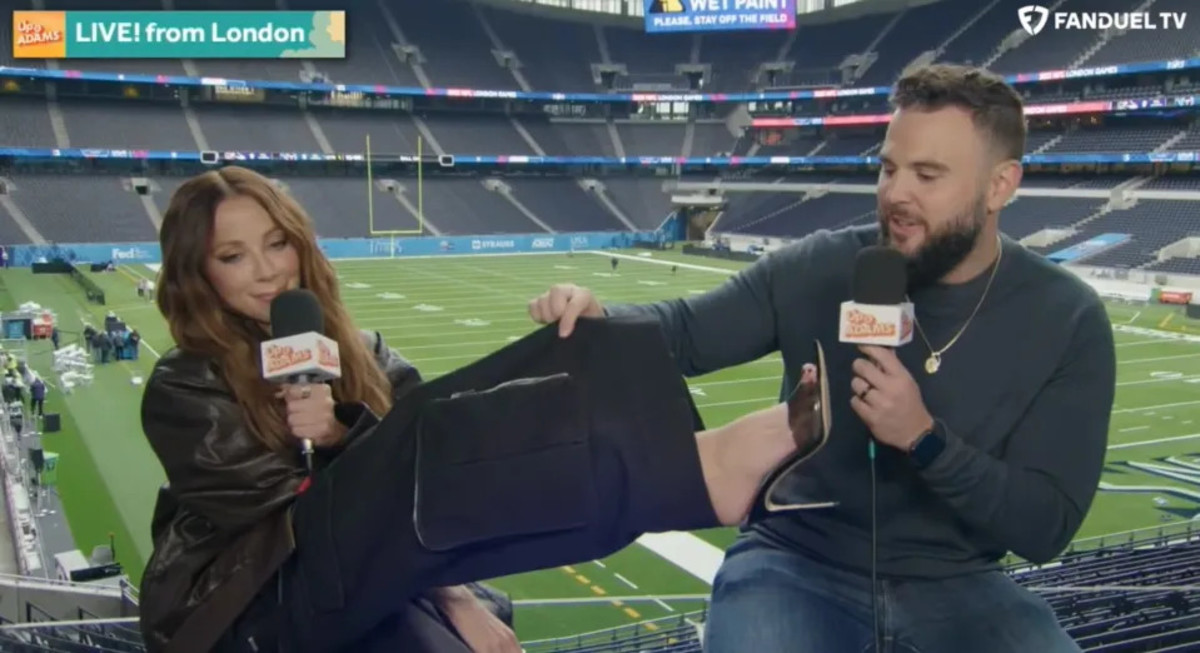 Kay Adam's Outfit Almost Get Her Kicked Out of Tottenham Hotspur ...